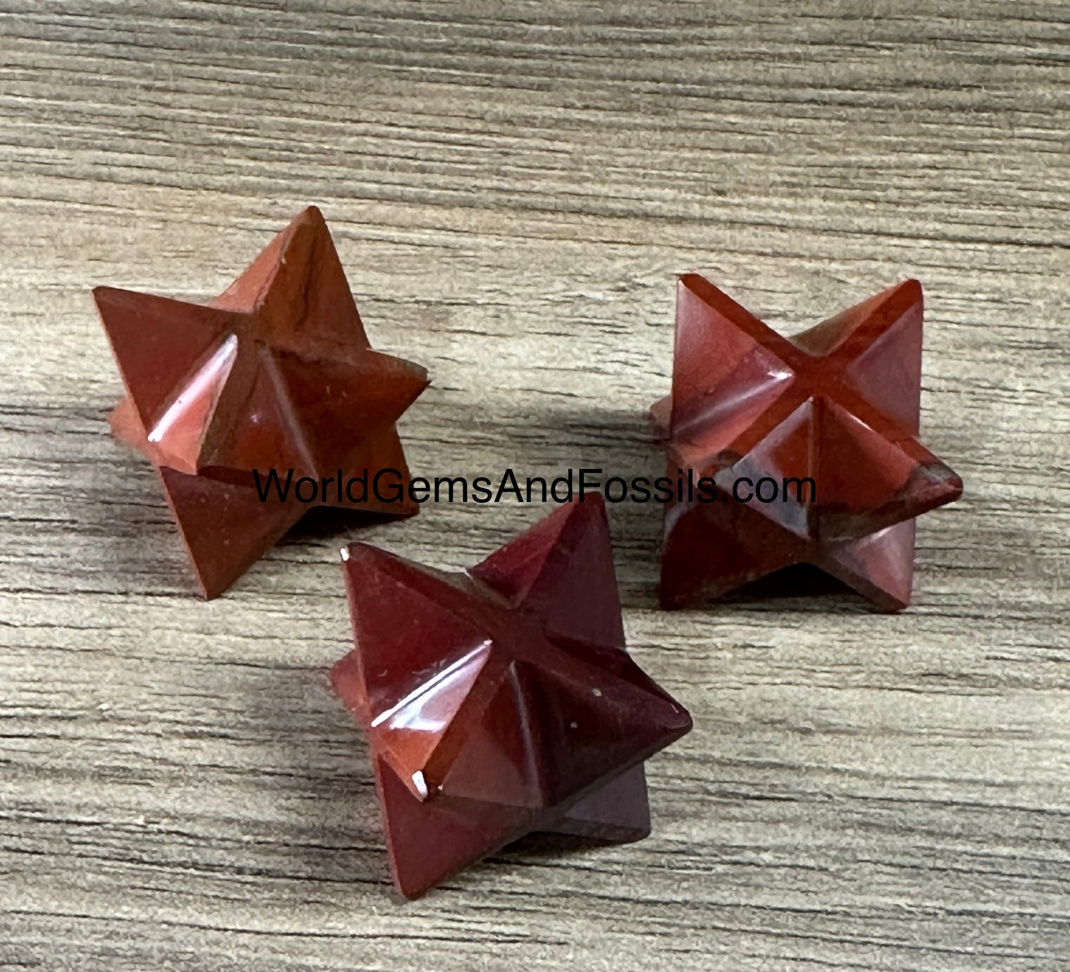 Red Jasper Merkabah 20mm — World Gems And Fossils