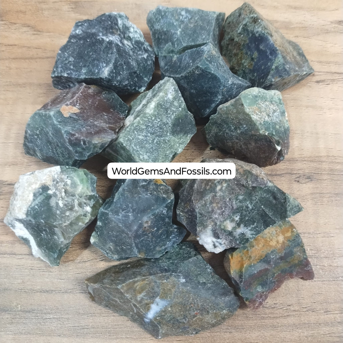Bloodstone Rough Stones 1 lb — World Gems And Fossils