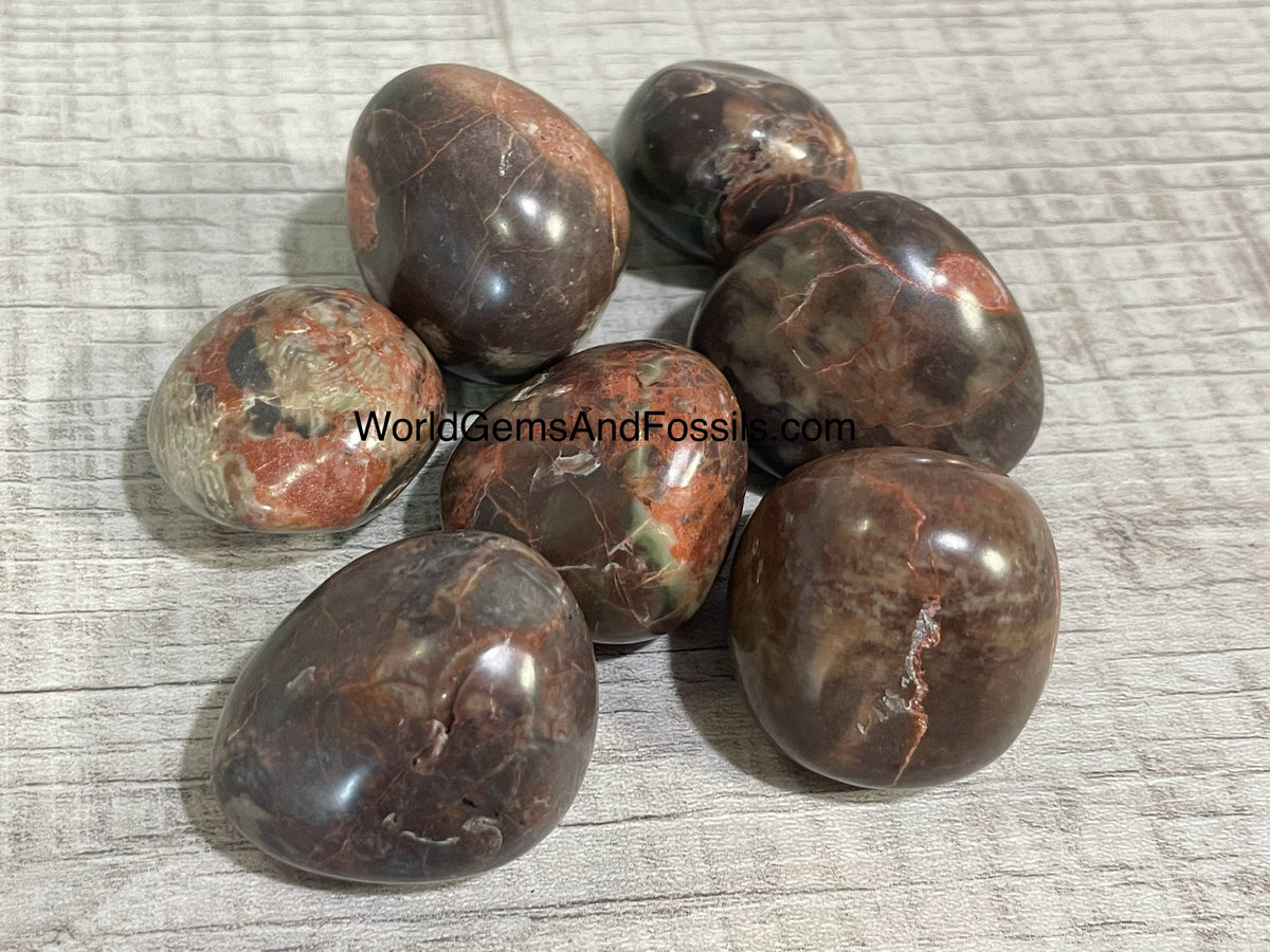 Money Agate Tumbled Stone 1lb — World Gems And Fossils