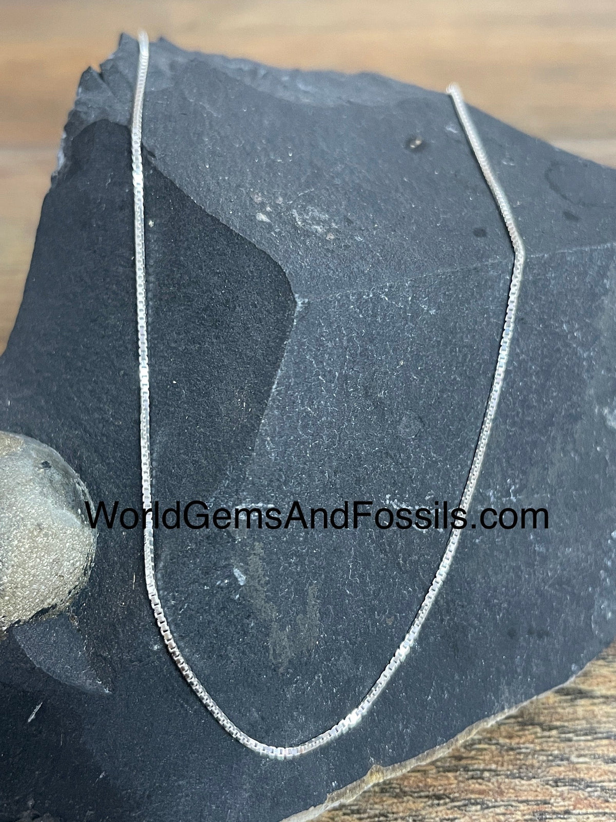 Sterling Silver Chain 20” — World Gems And Fossils