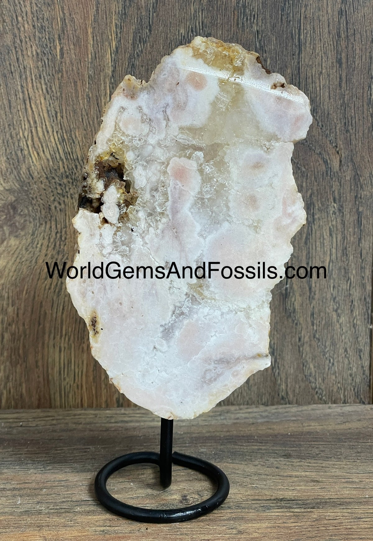 Pink Amethyst On Stand 6"-7' — World Gems And Fossils