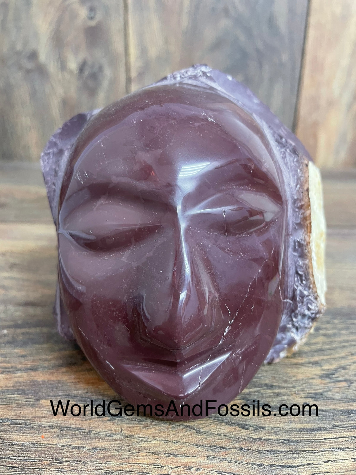 Mookite Face Carving — World Gems And Fossils