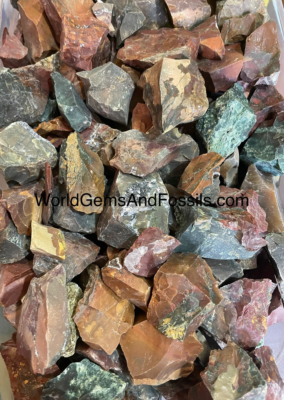 Fancy Jasper Rough Stone 1 lb — World Gems And Fossils