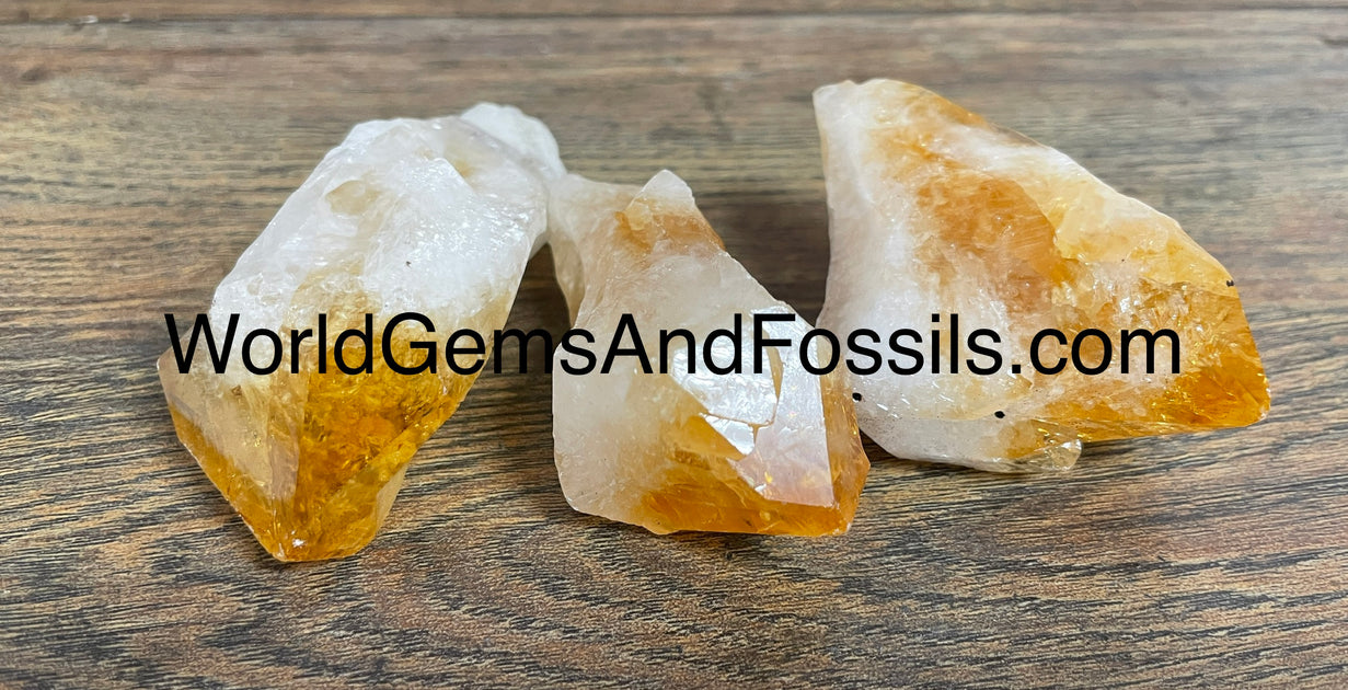 Natural Citrine Point Extra Quality 1 pc — World Gems And Fossils
