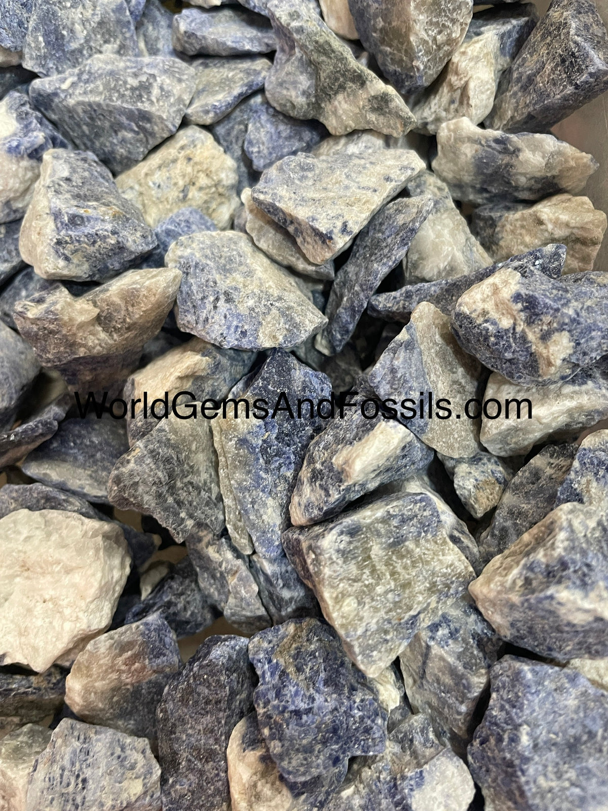 Sodalite Rough Stone 1lb — World Gems And Fossils