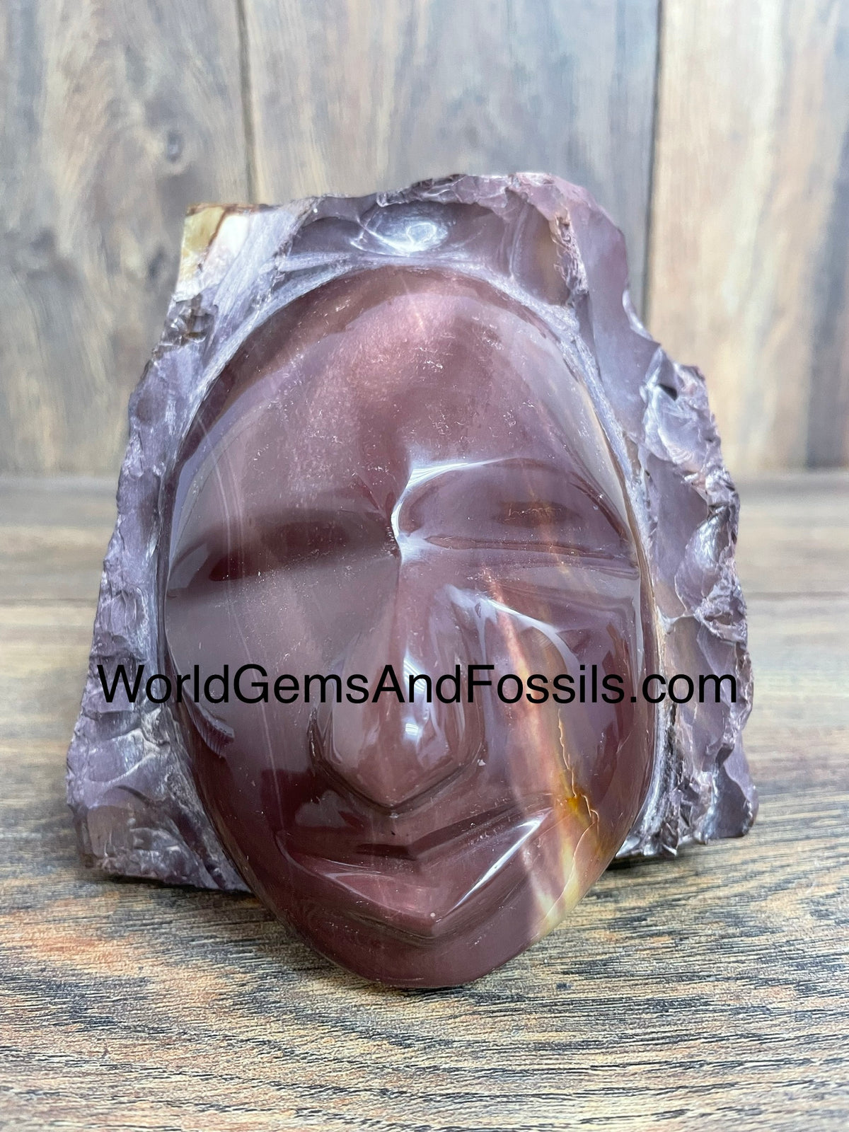 Mookite Face Carving — World Gems And Fossils