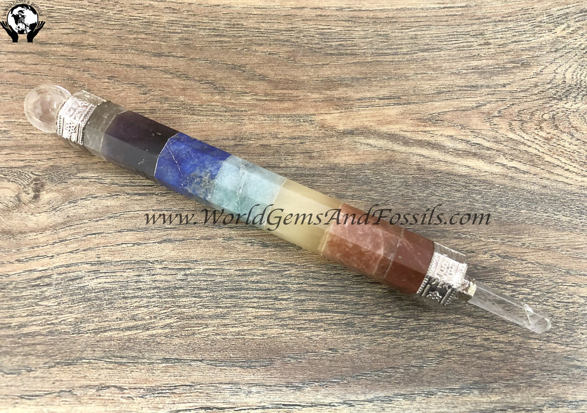 Bonded Chakra Healing Wands — World Gems And Fossils