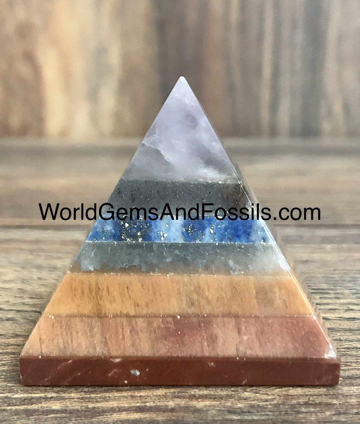 Chakra Pyramid 2" — World Gems And Fossils