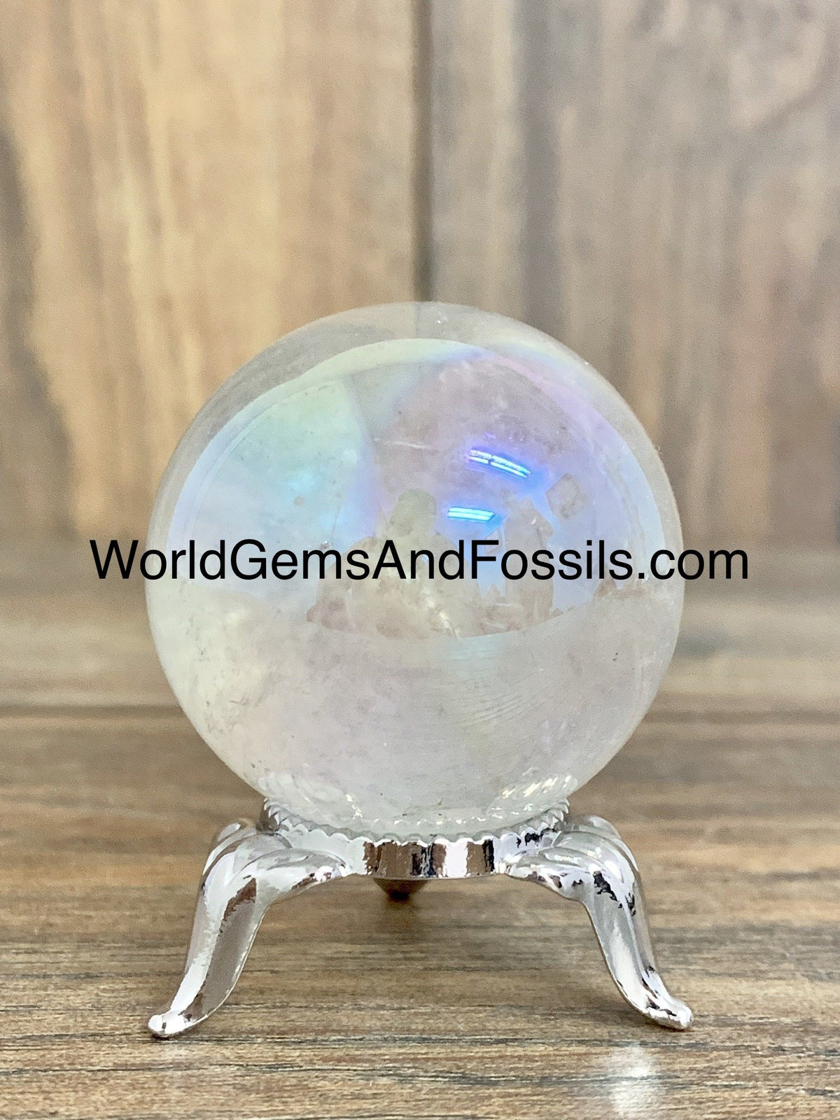 Clear Quartz Angel Aura Spheres 17-20mm — World Gems And Fossils