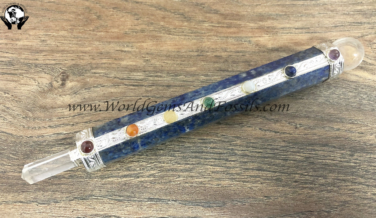 Lapis Chakra Healing Wands — World Gems And Fossils