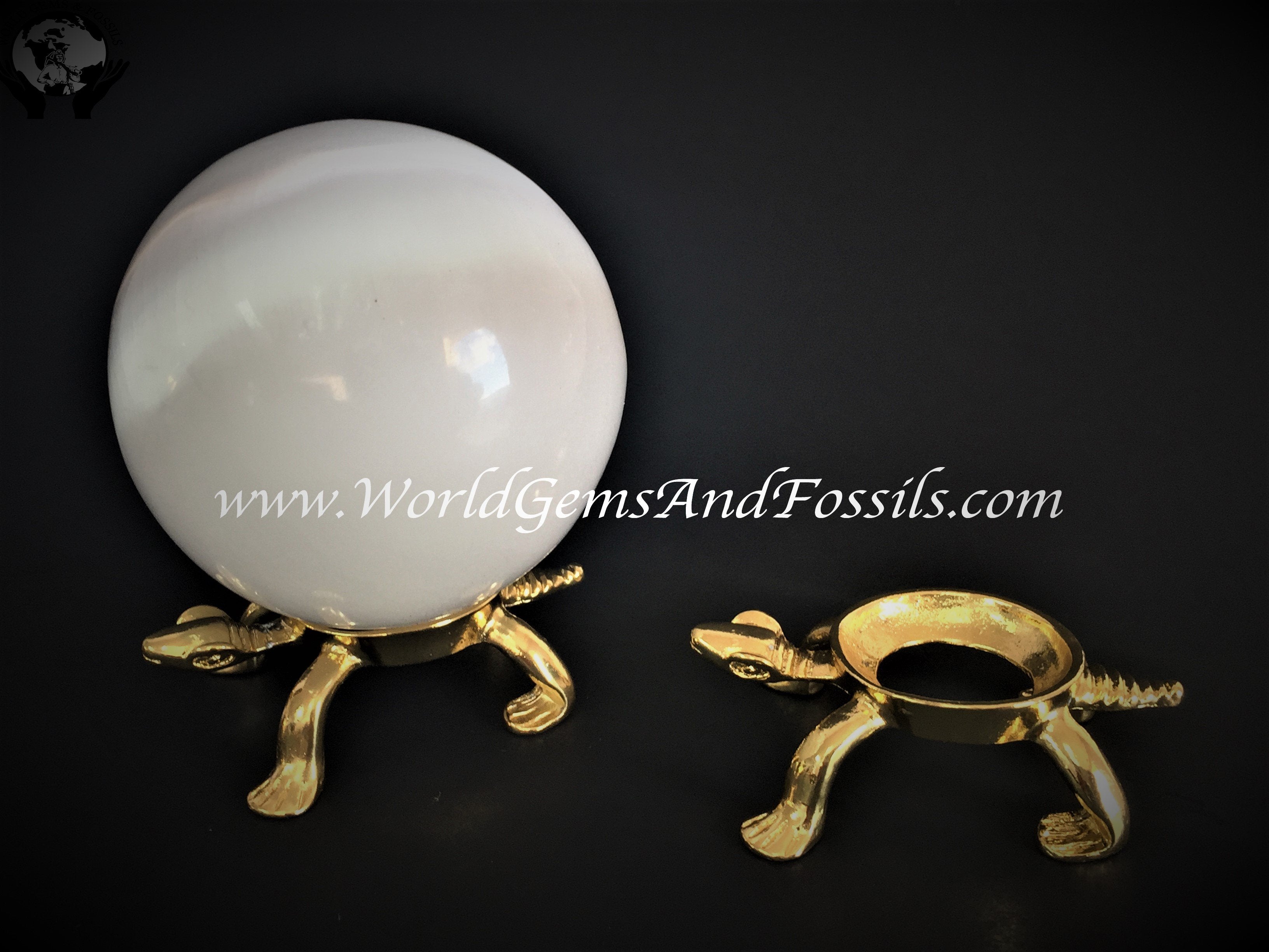 Nickel Turtle Stands Gold