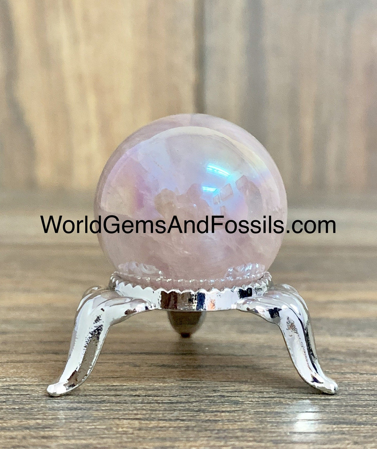 Rose Quartz Angel Aura Spheres 20-30mm — World Gems And Fossils