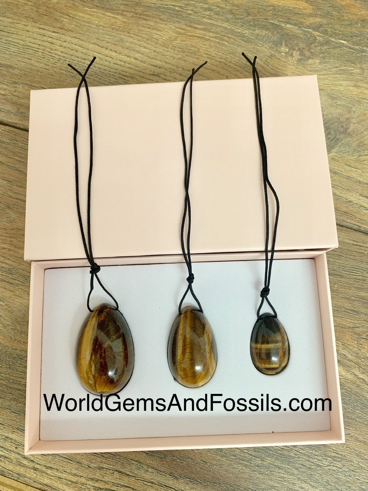 Tiger Eye Yoni Eggs — World Gems And Fossils